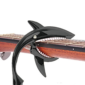 FEimaX Guitar Capo Zinc Alloy Capo for Acoustic Electric Classical Guitars and Bass Ukulele Capo (with Pick Holder)…