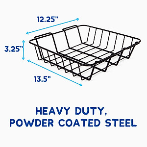 Cooler Basket for RTIC 65 Qt - Dry Goods Wire Rack for 65 Qt RTIC Cooler - Compatible with RTIC Dividers, Inserts, Straps, Tie Down Kits, Locks, and Other RTIC Cooler Accessories