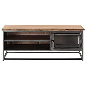 QJBSAVVA Coffee Table Gray 35.4"x19.7"x13.8" Solid Acacia Wood,Entrance Table Tray Tables Center Table Low Table Suitable for Meeting Rooms, Reception Rooms, Offices