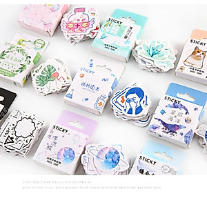 Kawaii Girl Generation Series Cute Boxed Kawaii Stickers Planner Scrapbooking Stationery Japanese Diary Stickers(A)