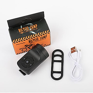 Zcargel Electric Bike Horn, 120Db Bike Horn with 4 Sound Modes Loud Electric Bicycle Bell USB Rechargeable Horn Bike Charging Horn for Mountain Bike/Road Bikes Super Loud