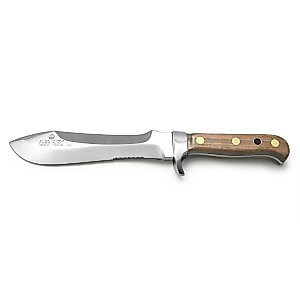 Puma Automesser Plumwood German Made Hunting Knife with Leather Sheath
