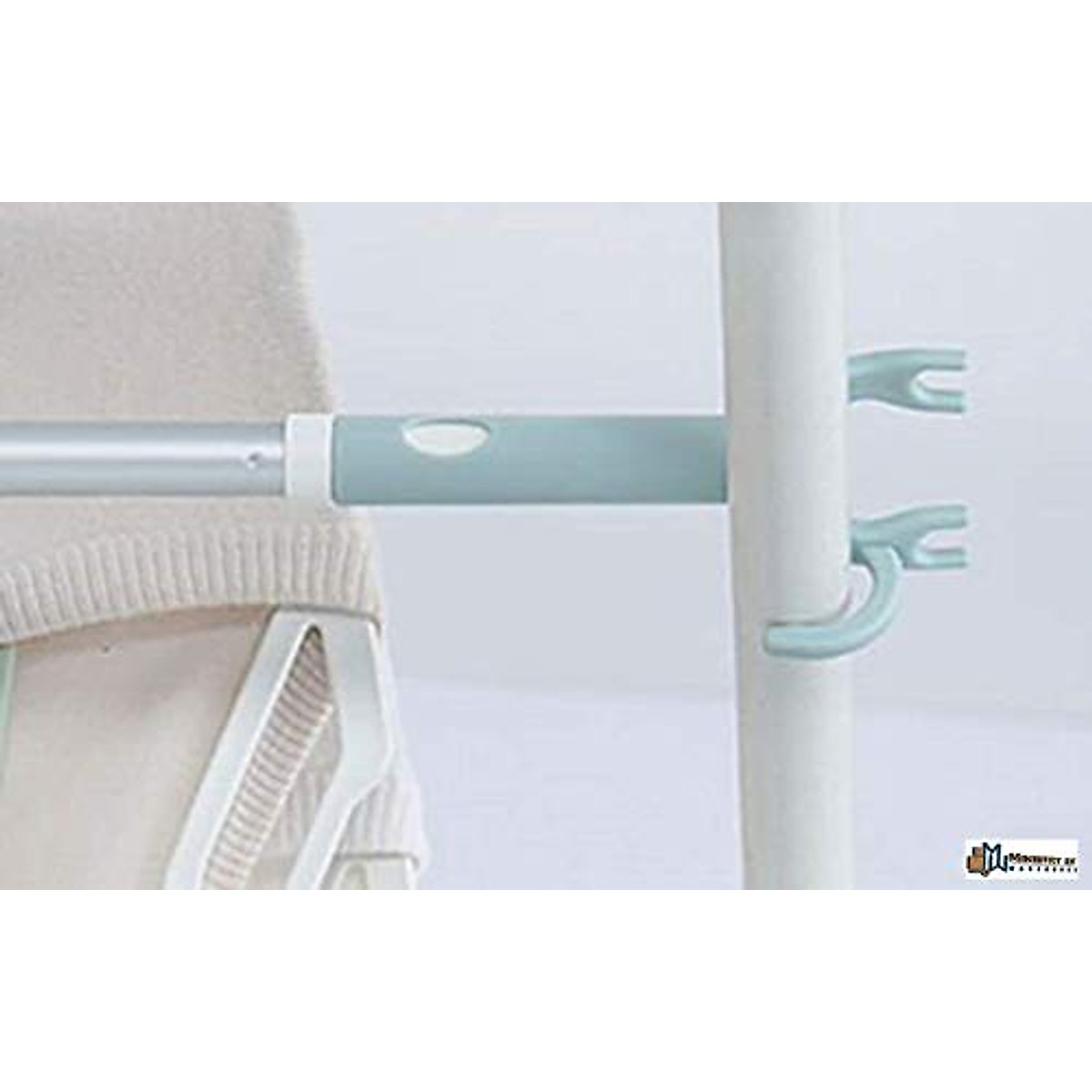 Ministry of Warehouse Clothesline Pole Extending Reach High Hanging Solution Retractable Aluminium