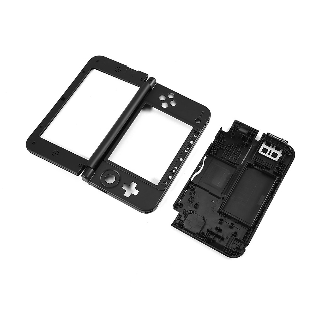 RANNYY case, Full Housing Case Cover Shell Repair Parts Complete Fix Replacement Kit for 3DS XL (red)