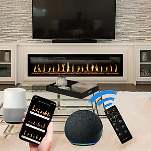 Modern Flames Orion Slim 60-Inch Linear Built-in Electric Fireplace (OR60-SLIM)