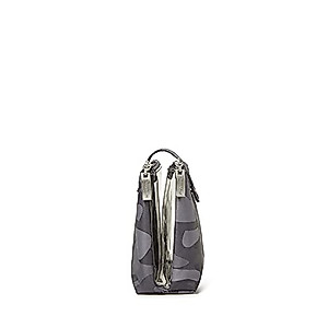 Baggallini womens Carryall Case, Dark Grey Camo Print, One Size US