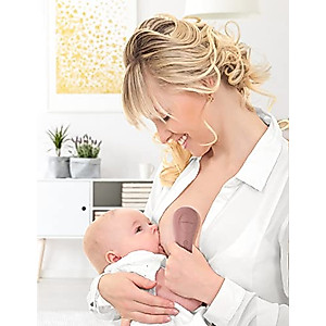 Momcozy Kneading Lactation Massager with Heat, 3-in-1 Real-Like Massage for Relieve Clogged Ducts, Breast Massager Warming for Breastfeeding, Improve Milk Flow, Dusty Rose