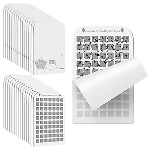 Qualirey 30 Pack Flying Insect Trap Refill Compatible with Mosalogic Fly Traps, Insect Trap Glue Board Refills, Replacement Sticky Glue Cards for Insect Bug Mosquito Gnat Fruit Fly Trap Indoors, Gray