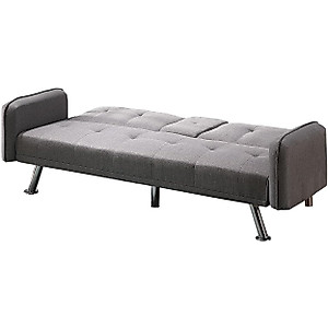HHOK Futon Sofa Bed Living Room Furniture Sets Modern Convertible Folding Lounge Couch Loveseat Daybed Upholstered Sofá for Bedroom Apartment,Home Office