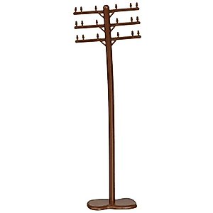 Bachmann Trains - Scenery Accessories - TELEPHONE POLES (12 pcs.) - N Scale
