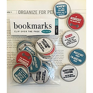 Folio Set of 30 - Motivational and Inspirational Bookmarks for Teen Girls Boys Students. Perfect for Gifts - School Student Incentives – Reading incentives - Motivational Gifts