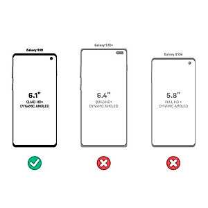 OtterBox Galaxy S10 Commuter Series Case - BLACK, slim & tough, pocket-friendly, with port protection