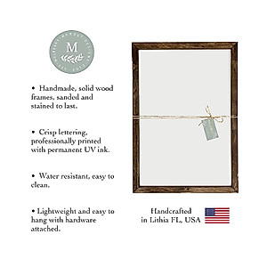 Home Is Where Love Resides, BEST SELLER, Farmhouse Love Signs, Living Room Sign, Farmhouse Love Signs For Home Decor, Sign for Wall Decor, Rustic Wall Decor, Wall Art (40x18 Walnut)