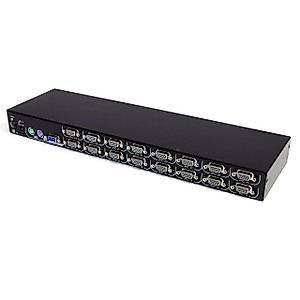 StarTech.com 16-port KVM Module for Rack-mount LCD Consoles with additional PS/2 and VGA Console (CAB1631HD)