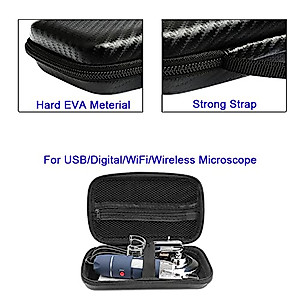 Ninyoon Original USB Microscope Carrying Case Bag for Ninyoon WiFi & USB Digital Microscope, Also Compatible with Other Brands Handheld Microscope