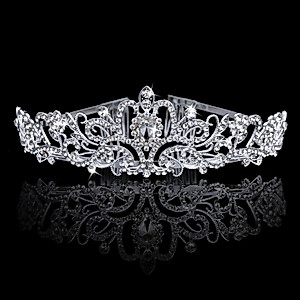 Halloween Tiara Crowns for Women Tiaras for Girls Princess Crown for Birthday Halloween Costume Bride Wedding Queen, Crystal Tiara