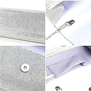 lovyoCoCo Evening Bag Clutch Purses for Women, Ladies Sparkling Party Handbag Wedding Bag