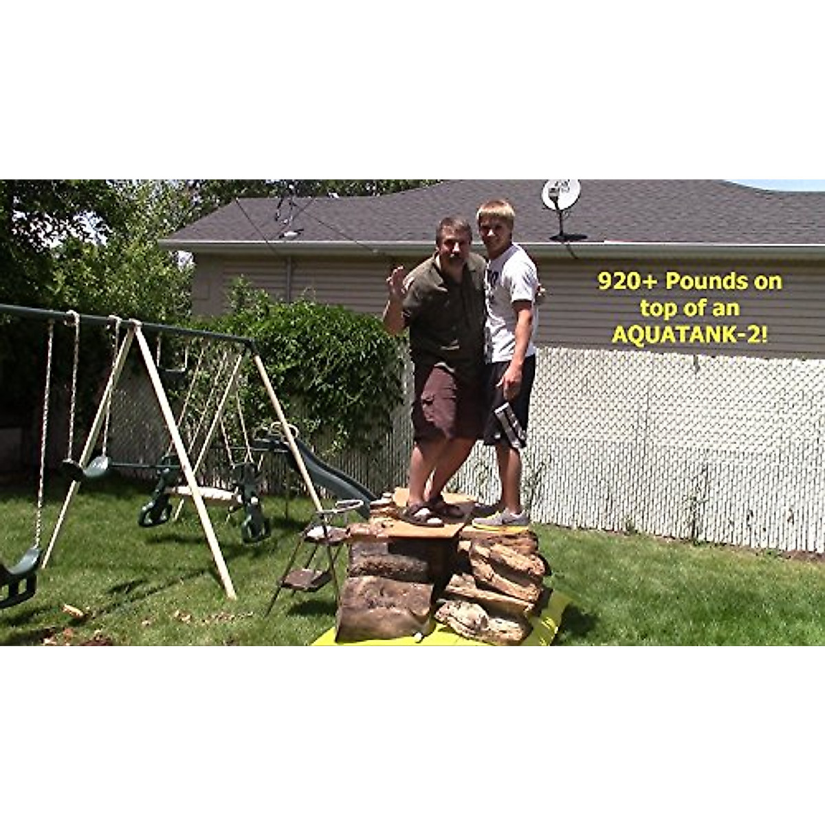 Water Storage Tank - Bladder - Bag - AQUATANK2 Stores Water For Your Emergency Water Supply - It Is a Light-Weight and Portable Water Container, Food-Grade Material, no BPAs (60 Gallon)