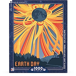 New York Puzzle Company - NASA Solar Eclipse - 1000 Piece Jigsaw Puzzle