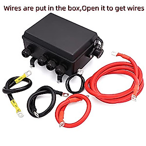 Torkettle Winch Solenoid Relay Control contactor Box for 8000-17000lbs Electric ATV UTV Winch 12V