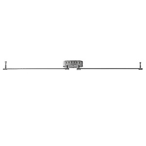 Catalina 48" Set of 2 Modern Decorative 2-Bar LED Track Light, Brushed Nickel
