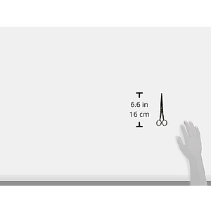 Dubl Duck Anodized Carbon Steel Beau Brummel Curved Pet Shears, 6-1/2-Inch Length