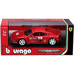Bburago 18-26306 1/24 Scale - Ferrari F355 Challenge, Red