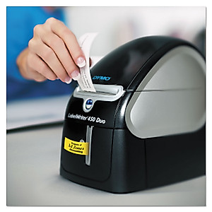 Dymo LabelWriter DUO 300dpi 55 labels per minute Label Printer; 180dpi D1 tape Label Printer (69220)