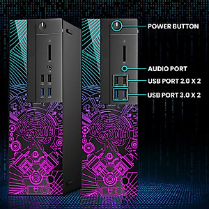 Lumos 8 Gaming Desktop PC, Intel Core i5 8th Gen, 16GB RAM, 2TB HDD, GT 1030 2GB DDR5 Graphics Card, 22 Inch 75hz Monitor, PCI-E Bluetooth | Wi-Fi, RGB Kit, Win 11 Home (Renewed)