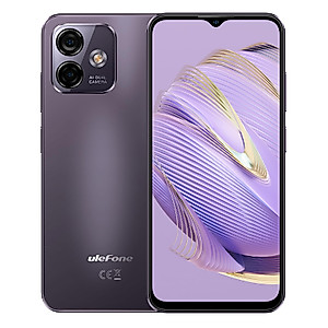 Ulefone Note 16 Pro Unlocked Cell Phone 12GB+128GB, 8-Core, 6.52" Display Smartphone Unlocked, Android 13, 50MP AI Camera, 4400mAh Battery, Dual 4G LTE, Fingerprint Unlock, US Version, Purple