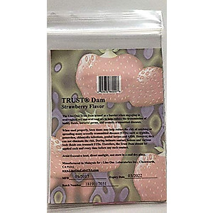 Latex Dental Dam Assorted Flavors & Scents -6 Pack