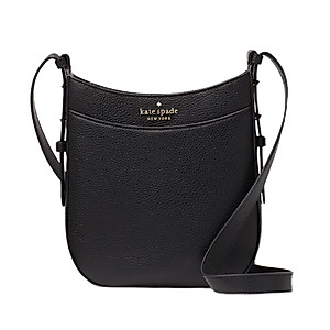 Kate Spade Leila Pebbled Leather Crossbody Purse (Black)