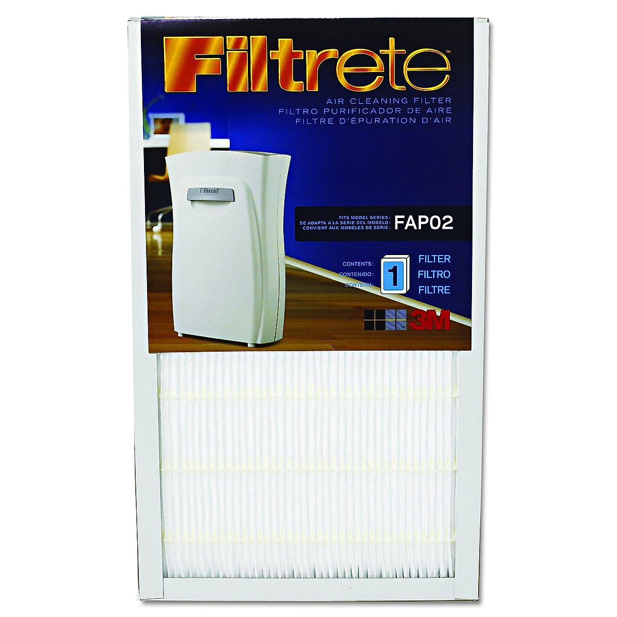 Filtrete FAPF024, 9" x 15"-FILTRETE-FAPF02 Cleaning Filter, 9 in. x 15 in, for Use with Ultra Quiet Air Purifier Model FAPO2, 1 Count (Pack of 1), Standart