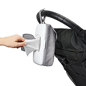 OXO Tot On-The-Go Wipes Dispenser with Diaper Pouch, Gray