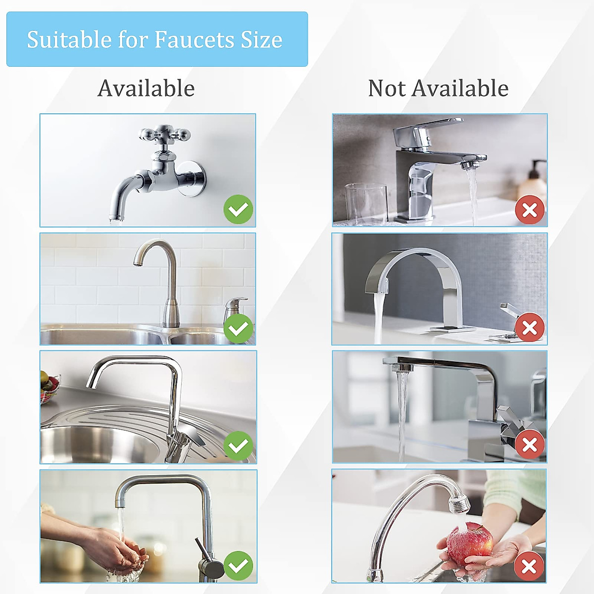 Sink Spray Rubber Hose, Sink Hose Attachment for Faucet Portable Sink Hose Faucet Sprayer, Shampoo Sprayer for Dog, Pets, Bathing Baby, Washing Hair, Rinsing Vegetables (For sink)