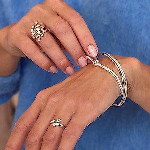 Silpada ‘Thoreau’ Sterling Silver Chain Bracelet, 6.5” + 1.5”