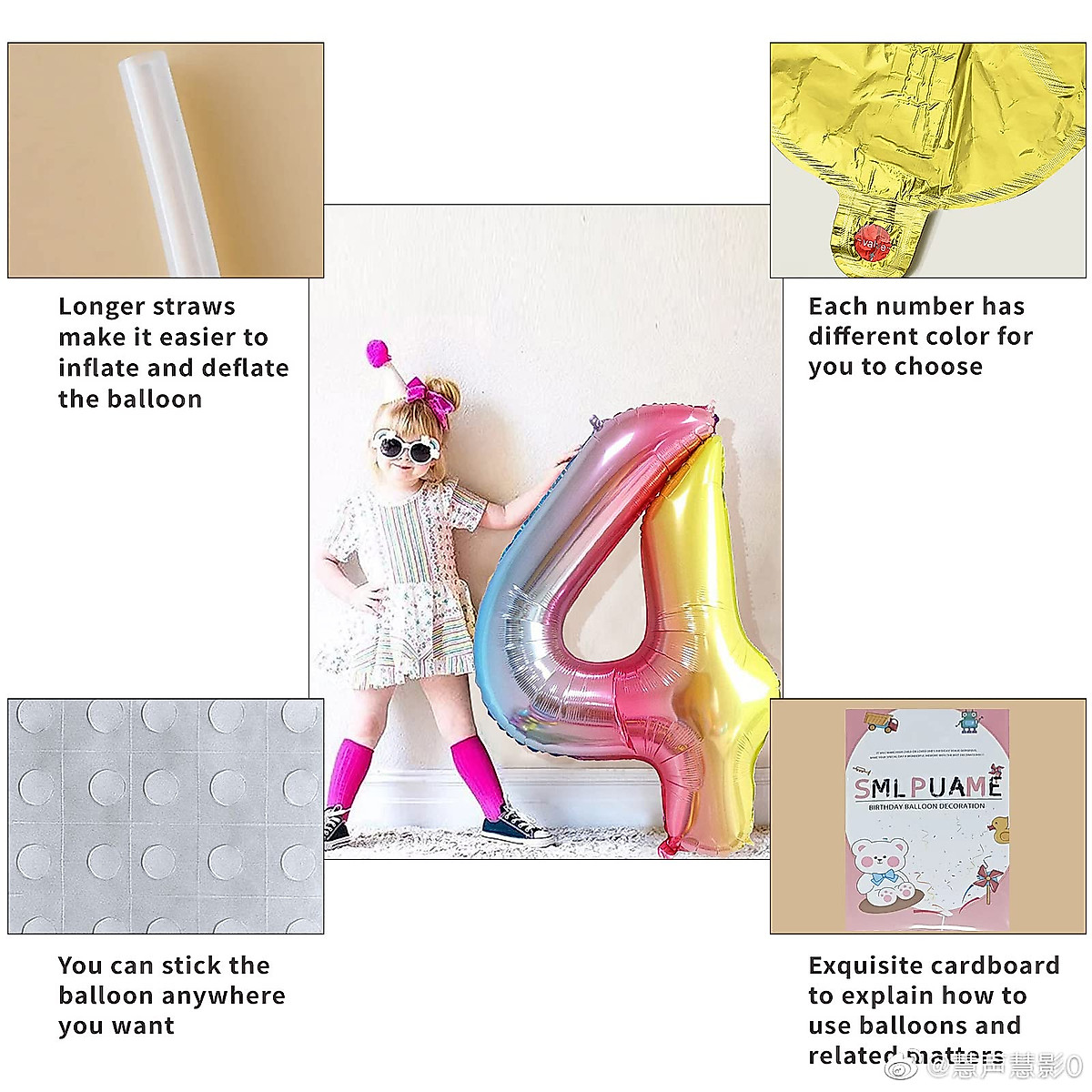 Smlpuame 40 inch Number Balloon 0-9 Gold Large Number 30 Balloons,Digital Balloons for Birthday Party Celebration Decorations Supplies, Helium Foil Number Balloons for Wedding Anniversary