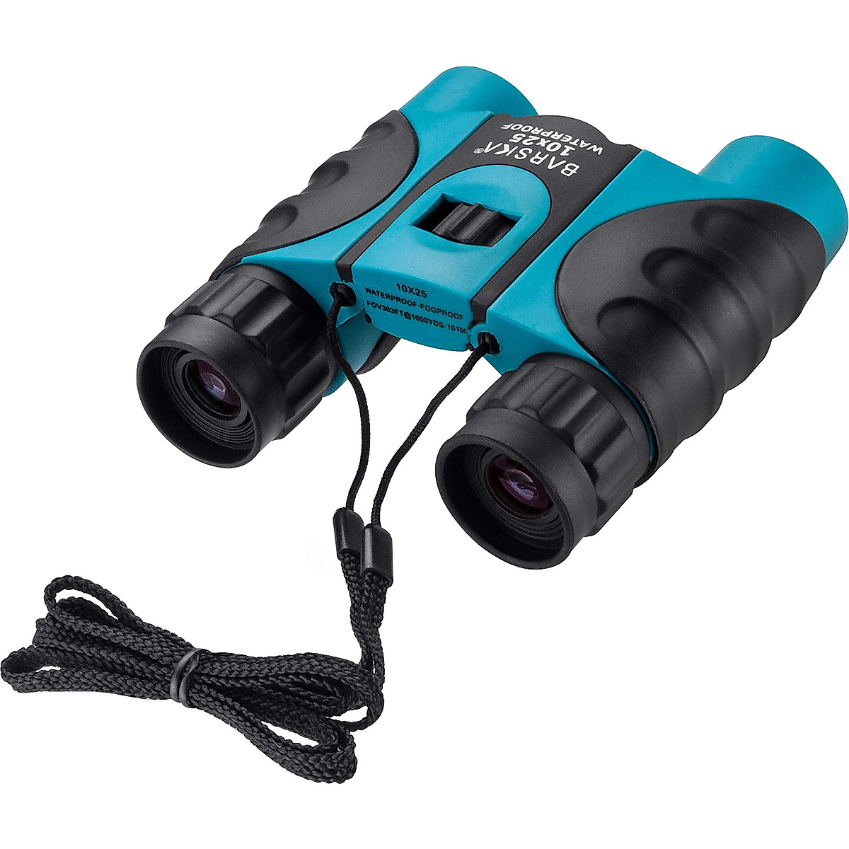 Barska 10x25mm Blue Waterproof Compact Binoculars (AB12726)