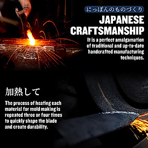 Huusk Nakiri Chef Knife - 6.8 Inch Cleaver and Vegetable Knife, Super Sharp Japanese Kitchen Knives with Ergonomic Handle, Professional Cooking Knife, Multipurpose Asian Chopping Chefs Knife