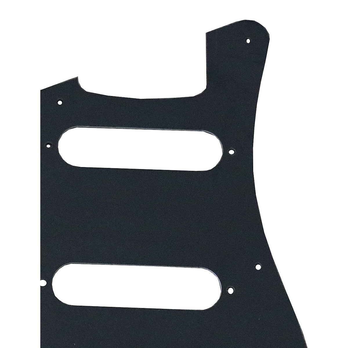 Metallor Electric Guitar Pickguard 3 Ply 11 holes SSS Single Coil Compatible with Strat Style Modern Guitar Parts Replacement(Black)