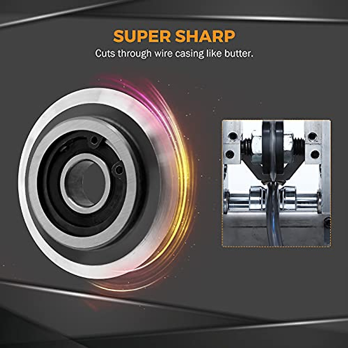 BEAMNOVA Upgraded Replacement Blade for Copper Wire Stripping Machine Powered Cable Stripper Cutters, 15mm ID. x 64mm OD., 0.58in ID. x 2.51in OD.