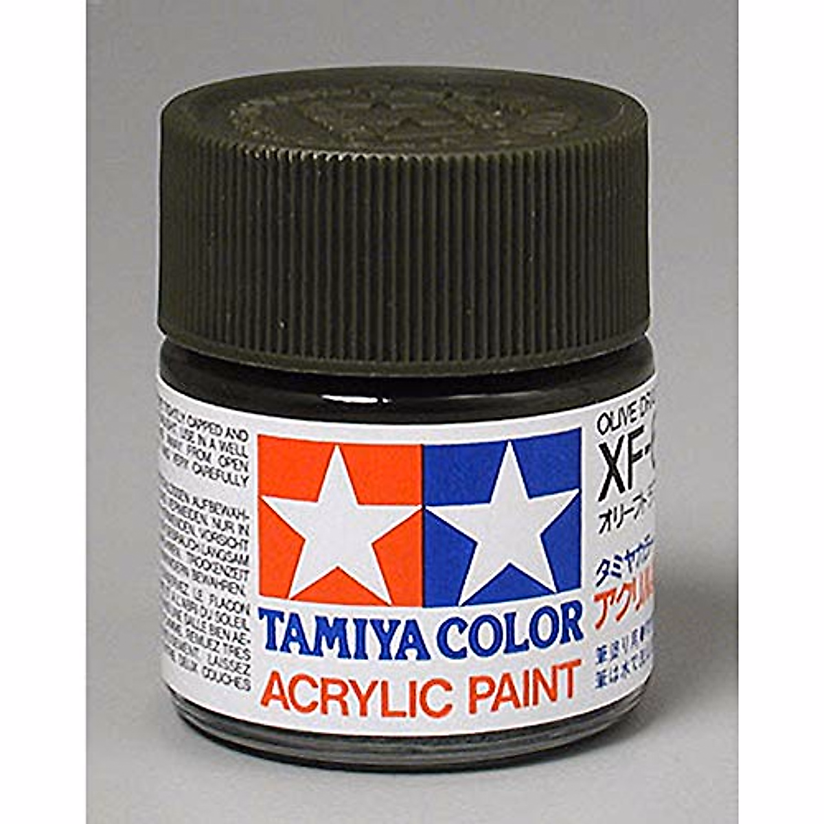 TAMIYA America, Inc Acrylic XF62, Flat Olive Drab, TAM81362