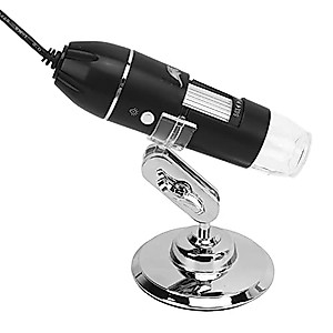 USB Digital Microscope 50X to 1600X, 8 LED Magnification Endoscope Camera, Handheld HD Inspection Microscope with Stand, Compatible for Android Phone Laptops