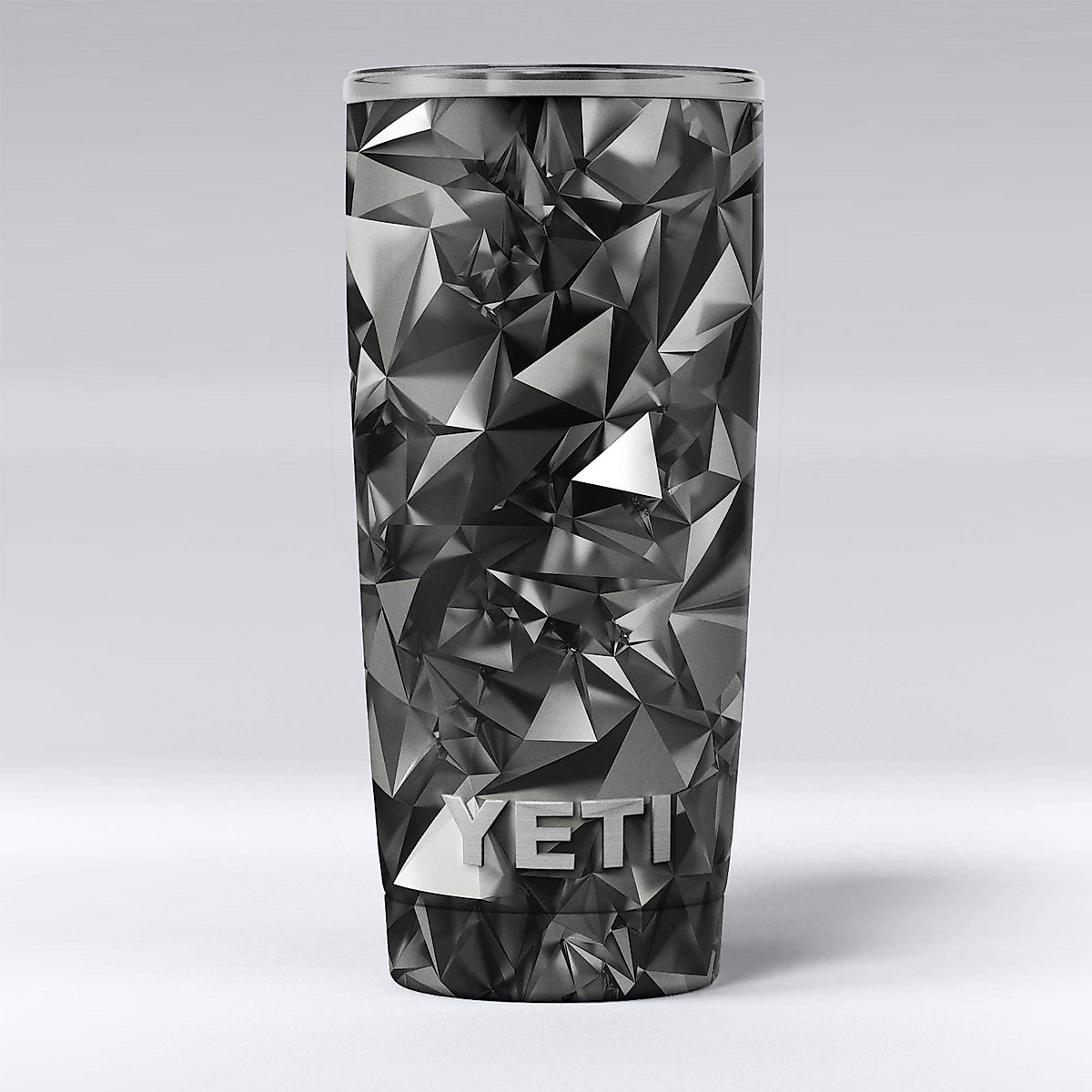 Design Skinz Black 3D Diamond Surface - Skin Decal Vinyl Wrap Kit Compatible with The Yeti Rambler Cooler Tumbler Cups