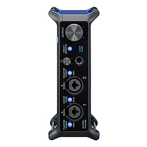 Zoom UAC-232 Audio Converter with 32-Bit Float, Audio Interface,2 XLR/TRS Combo Inputs, Headphone Outputs, 192 kHz Sample Rate, For Music & Streaming