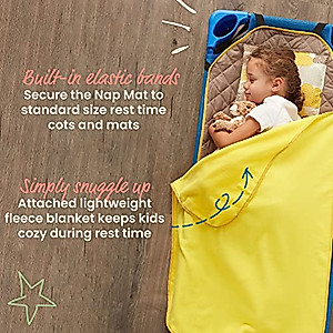 CR4Kids ELR-16203-CLHN Nap Mat, Large, Brown/Yellow
