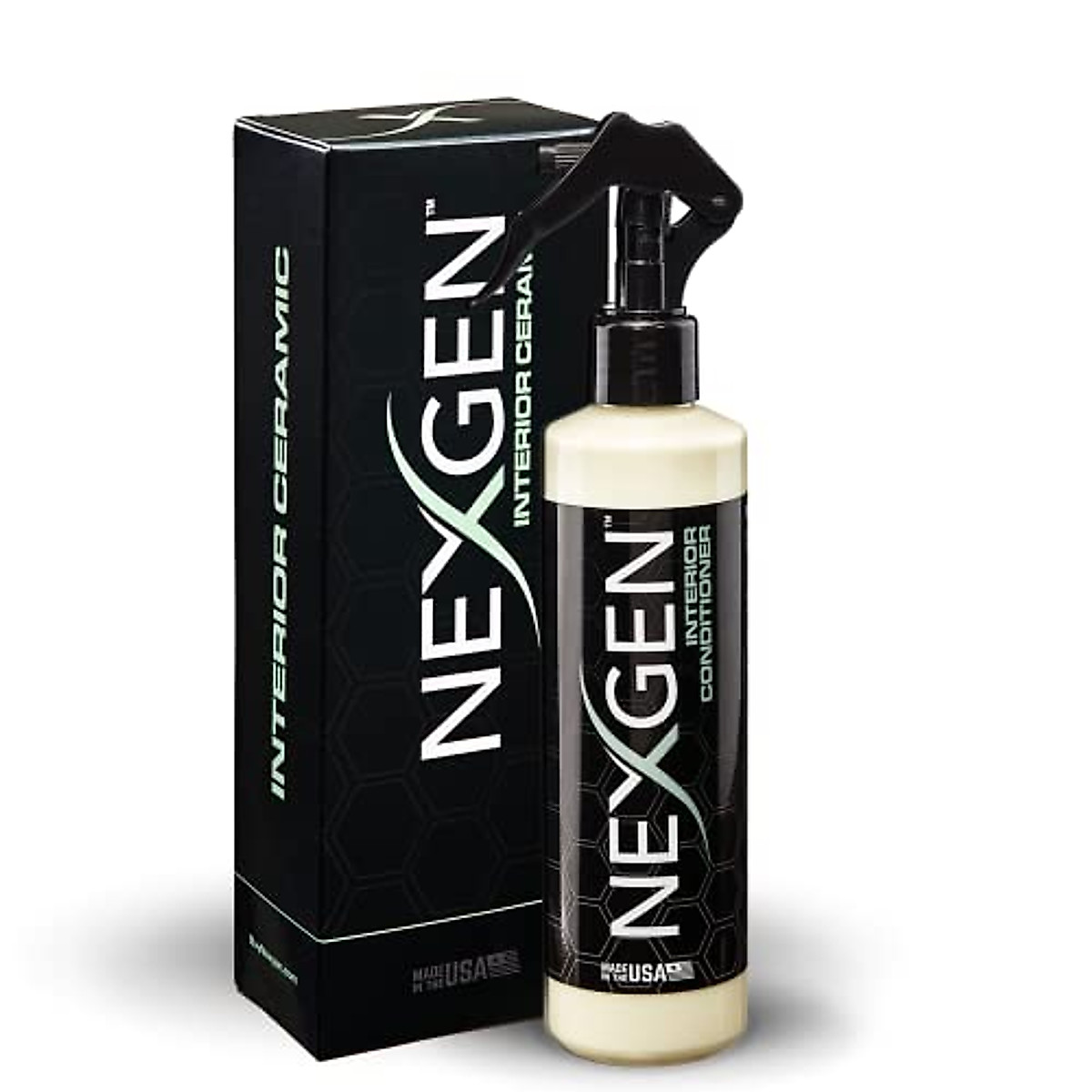 Nexgen Interior Conditioner — Condition Leather, Vinyl, and Plastic Interiors — Non-Greasy Satin Finish for Car Interiors and More (8 OZ)
