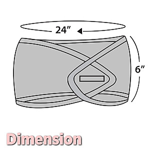 DONNA COLLECTION PREMIUM SATIN WRAP Silk Hair Wrap for Sleeping Head Wrap for Women, 1PC BLACK COLOR