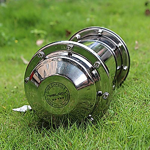 Jonoisax Time Capsule Box Bury Container - Anti-Corrosion Waterproof Stainless Steel Durable Lock Container for Future Graduation Gift,10.2Inch