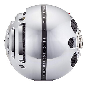 Blue Microphones Snowball USB Microphone (Brushed Aluminum) Bundle with Shock Mount (2 Items)